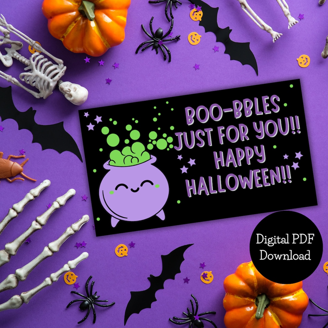 Editable Halloween Tags, Halloween Party, Halloween Gifts, Trick or ...