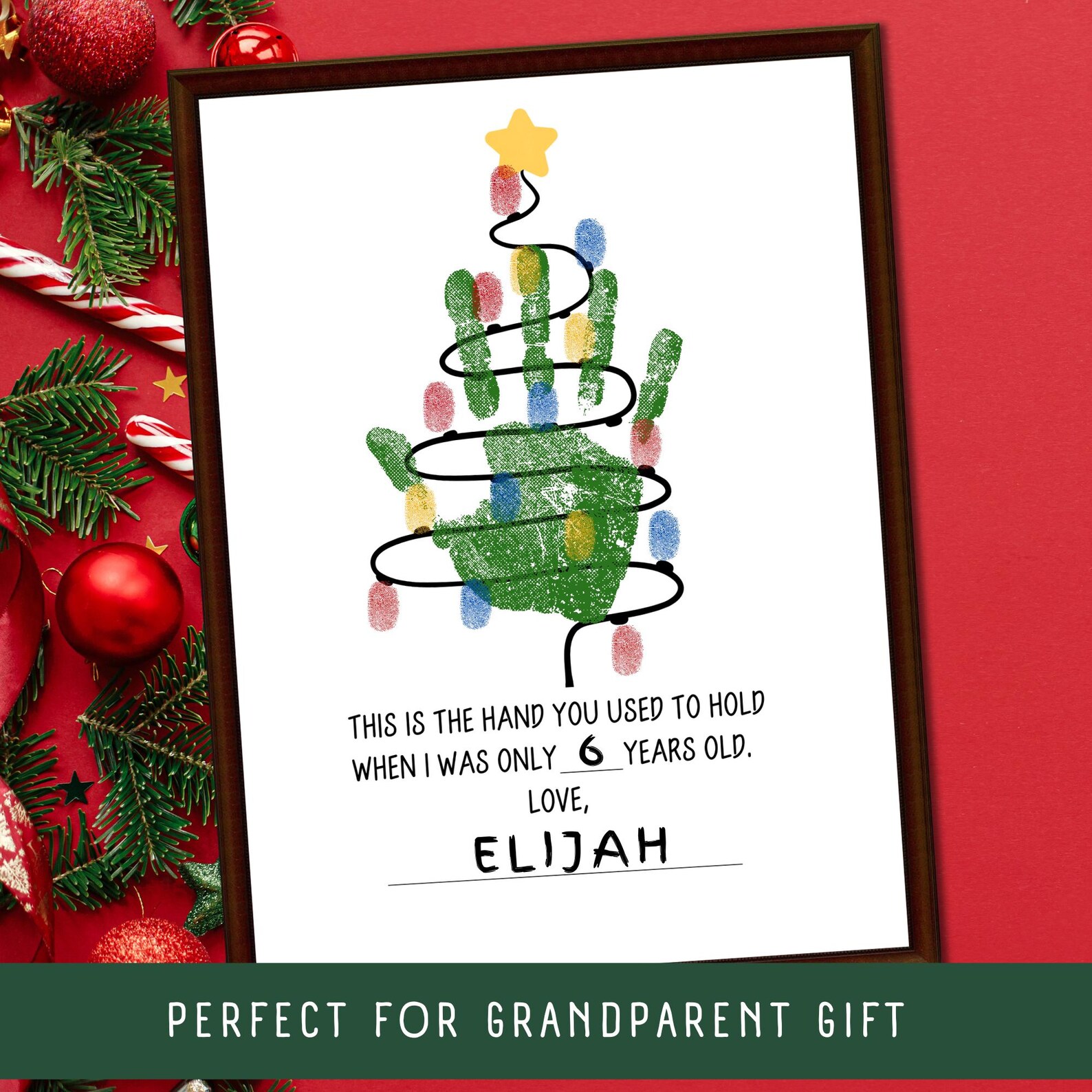 Christmas Tree Handprint Art: Family Keepsake Craft (digital Download ...