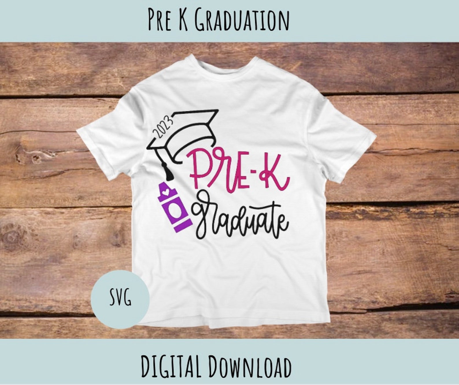 CUSTOM, Prek Svg, Prek Graduate, School Graduation, End of Year Svg ...