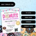Donuts With Grownups Flyer: Editable Canva Template (digital Download ...