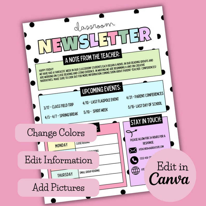Meet the Teacher Template Bundle: Editable Open House Forms (canva) - Etsy