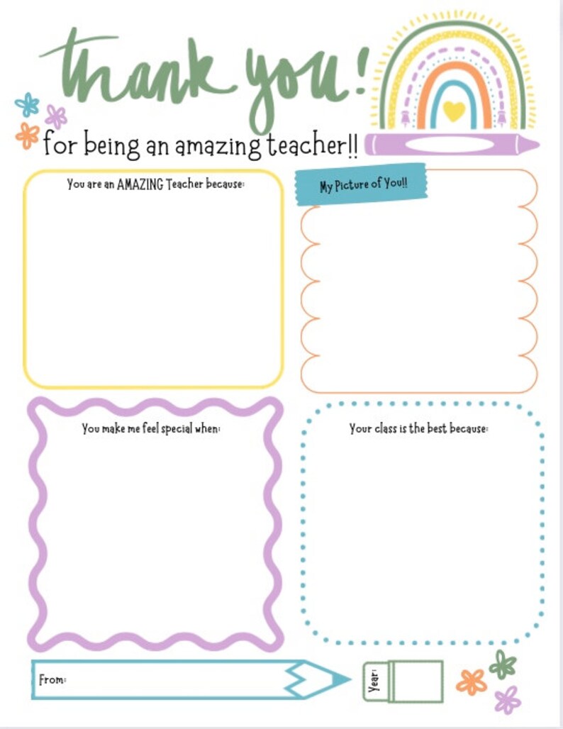 Teacher Appreciation Week Bundle, Teacher Printable, Teacher ...
