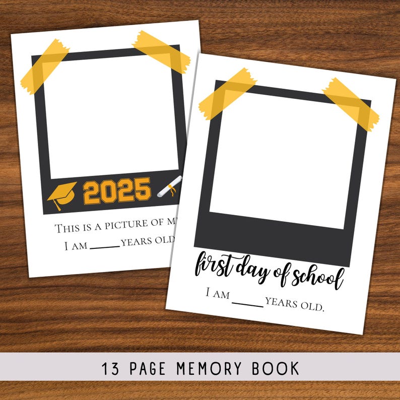 Kindergarten Graduation Memory Book: Handprint Art Keepsake (digital ...