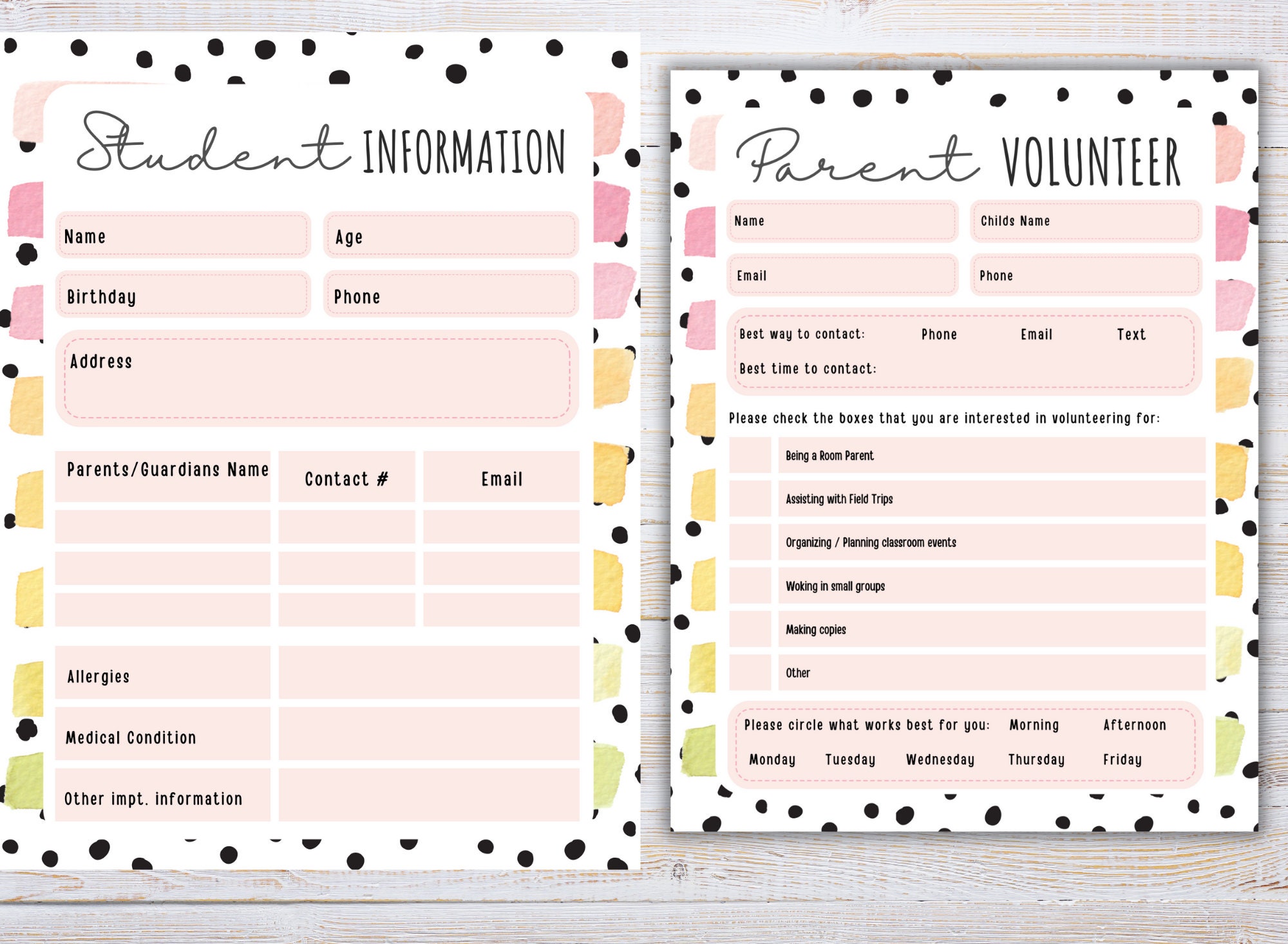 Open House Bundle, Meet the Teacher Template, Back to School Flyer ...