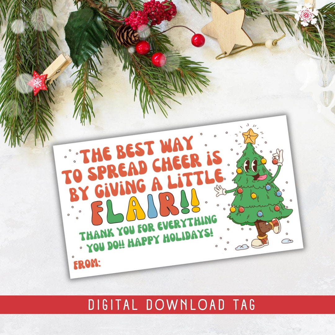 Holiday Teacher Gift Tag, Thank You Teacher Tag, First Day of School ...