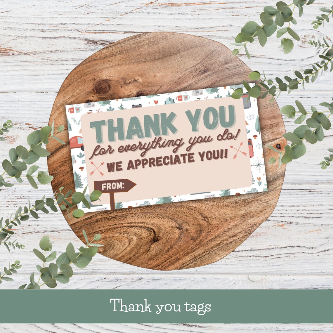 Camping Teachers Appreciation Week Bundle,teacher Appreciation Week ...