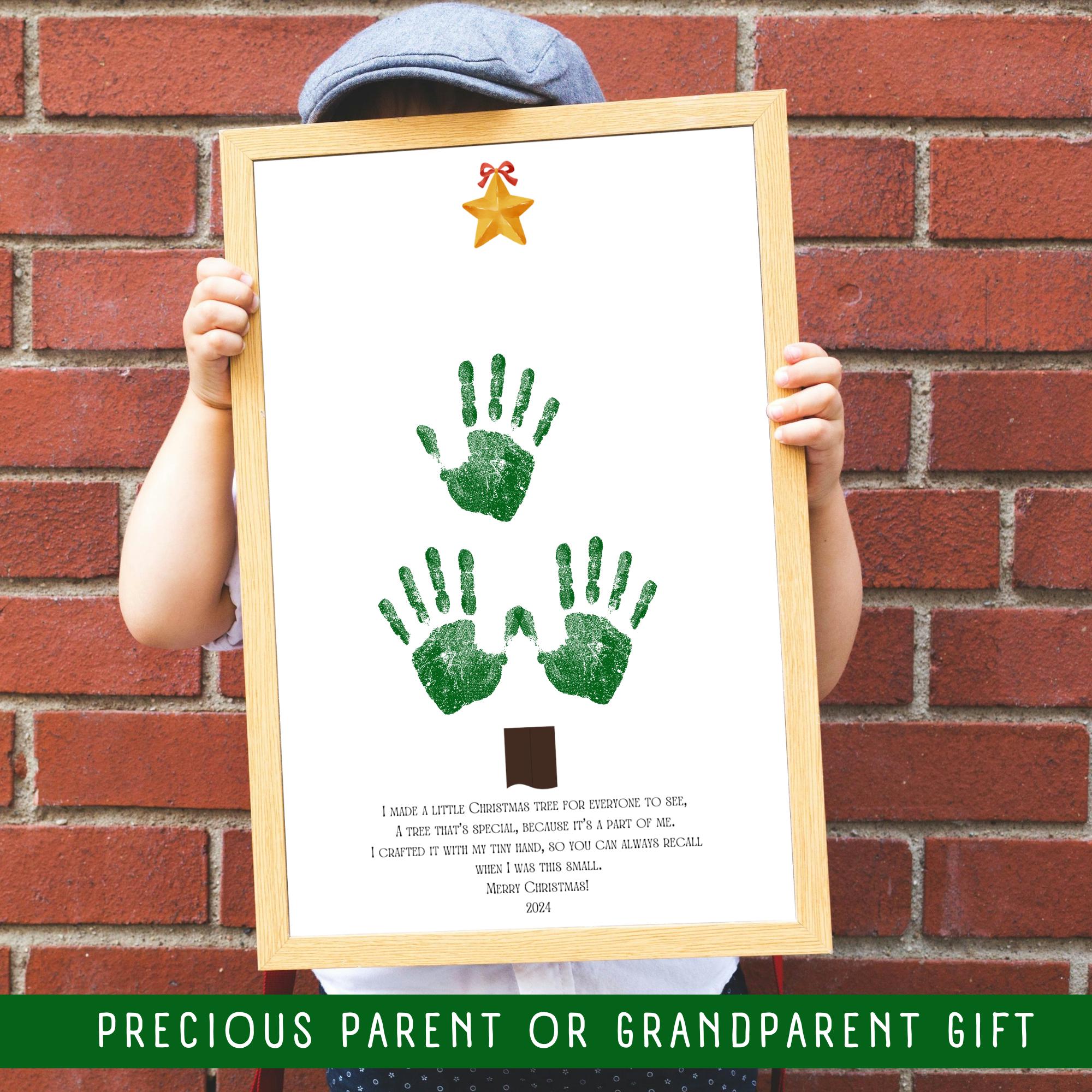 Family Handprint Christmas Tree Art: Keepsake Craft (digital Download ...