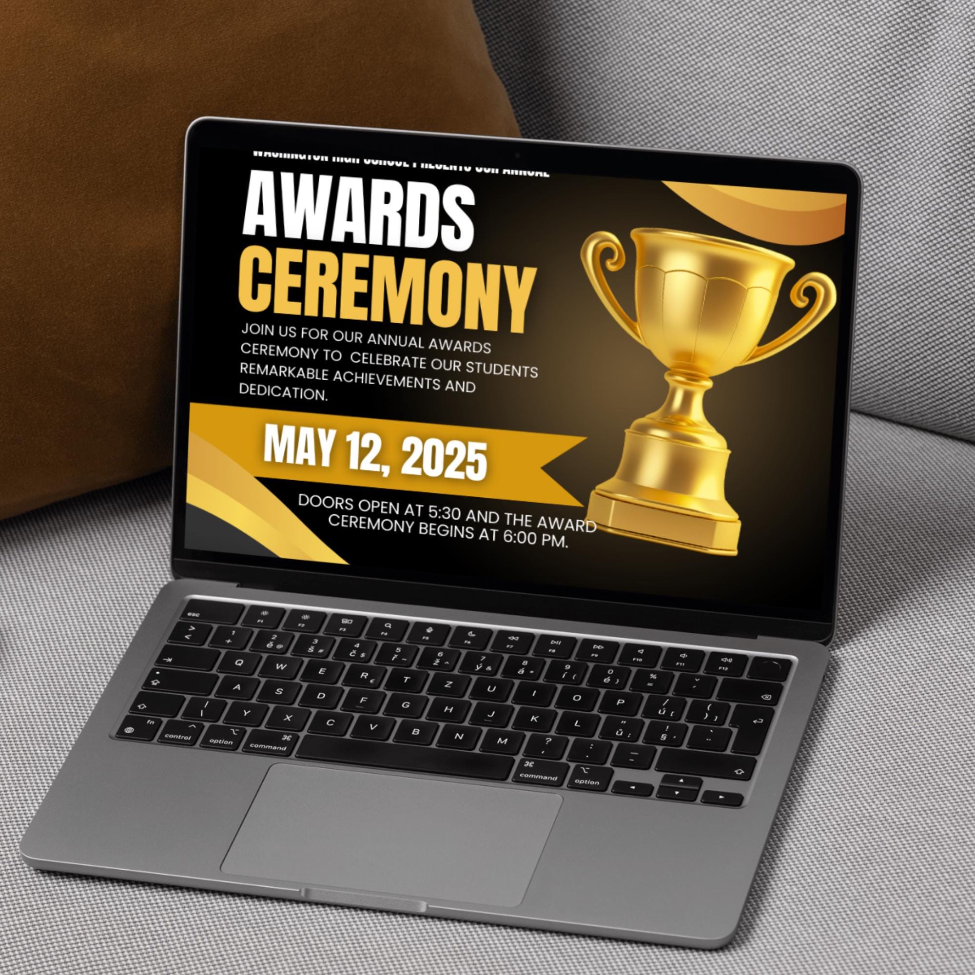 Awards Ceremony Invitation Template: Corporate, Sports, Banquet (canva ...