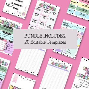 Meet the Teacher, Editable Meet the Teacher, Meet the Educator Template ...