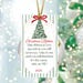 Editable Christmas Ornament Tag: Ribbon Height Keepsake (digital ...