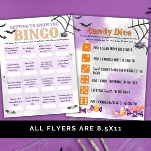Halloween Party Games Bundle: Bingo, ABC Game (digital Download) - Etsy
