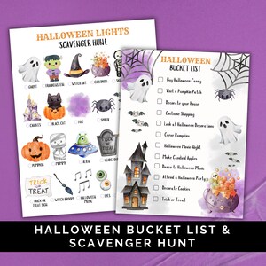 Halloween Party Games Bundle: Bingo, ABC Game (digital Download) - Etsy