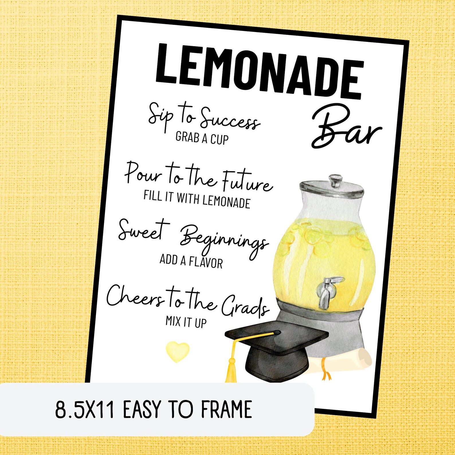 Graduation Lemonade Bar,non-alcoholic Drinks, Lemonade Bar, Lemonade ...