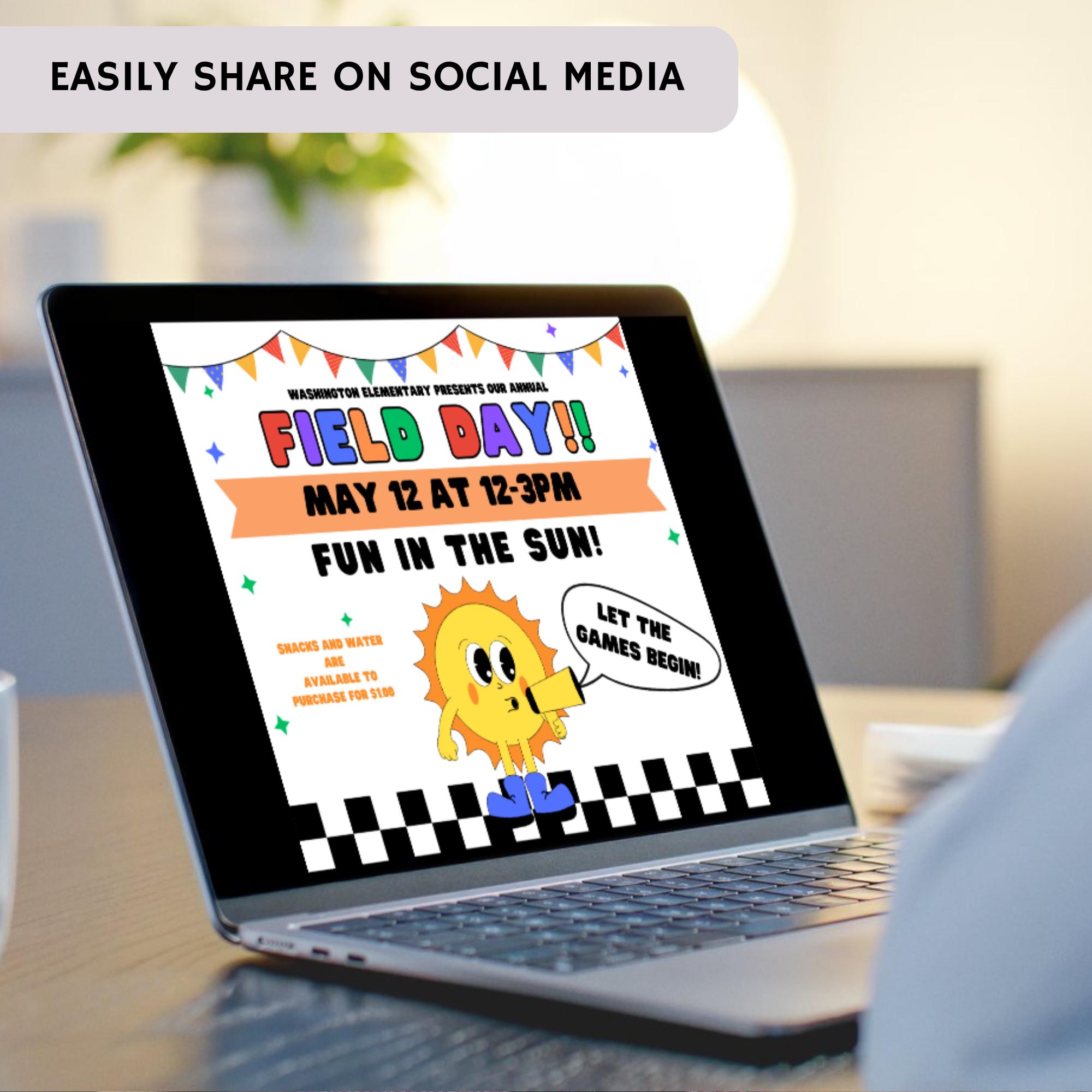 Editable School Social Media Templates: Canva Back-to-school Posts ...