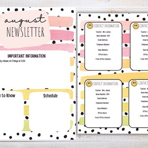 Open House Bundle, Meet the Teacher Template, Back to School Flyer ...