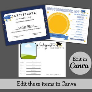 Kindergarten Graduation Bundle, Kindergarten Graduation, Kindergarten ...