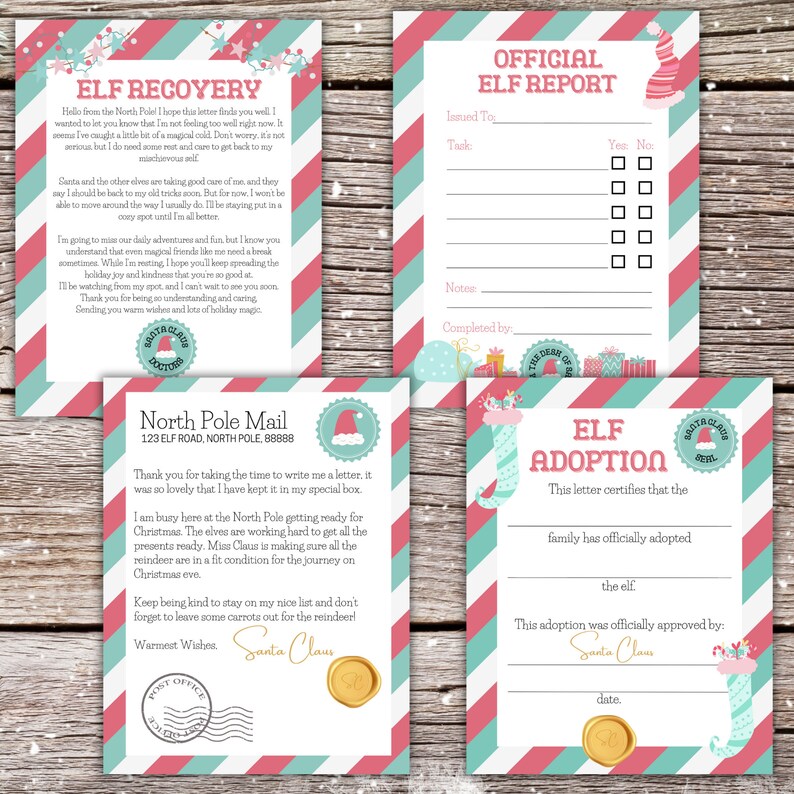 Printable Elf Activity Kit: 26 Days of Christmas Fun (digital Download ...
