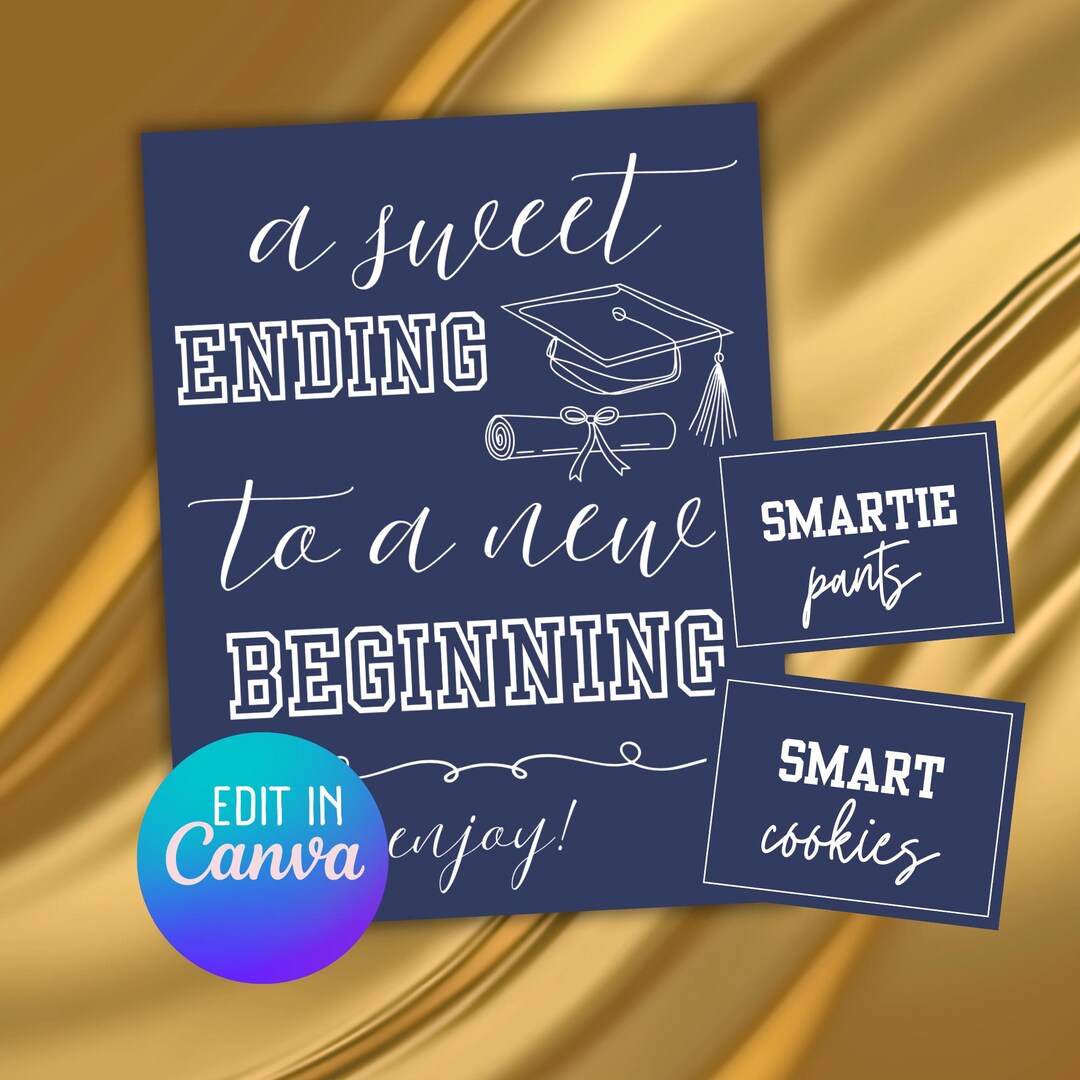 Graduation Candy Bar, Printable Graduation, Candy Buffet Sign, Candy ...