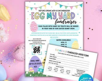 Easter Camp Flyer EDITABLE Template, Printable Poster, PTA PTO Event ...