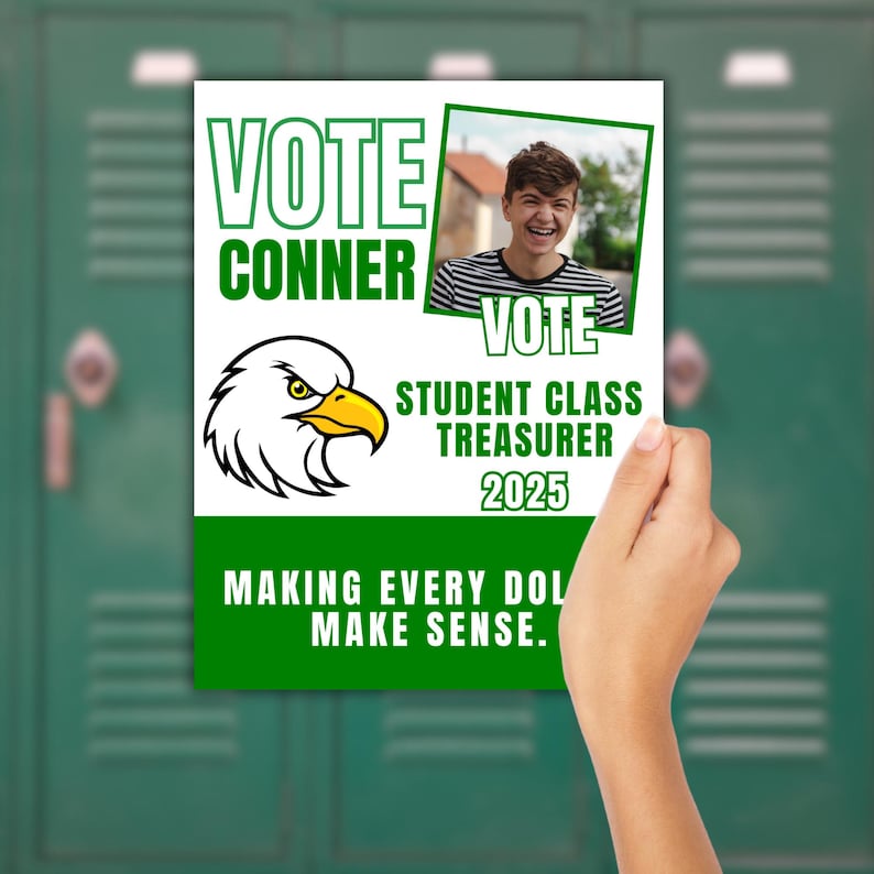 Editable Student Council Voting Flyer Template (canva) - Etsy