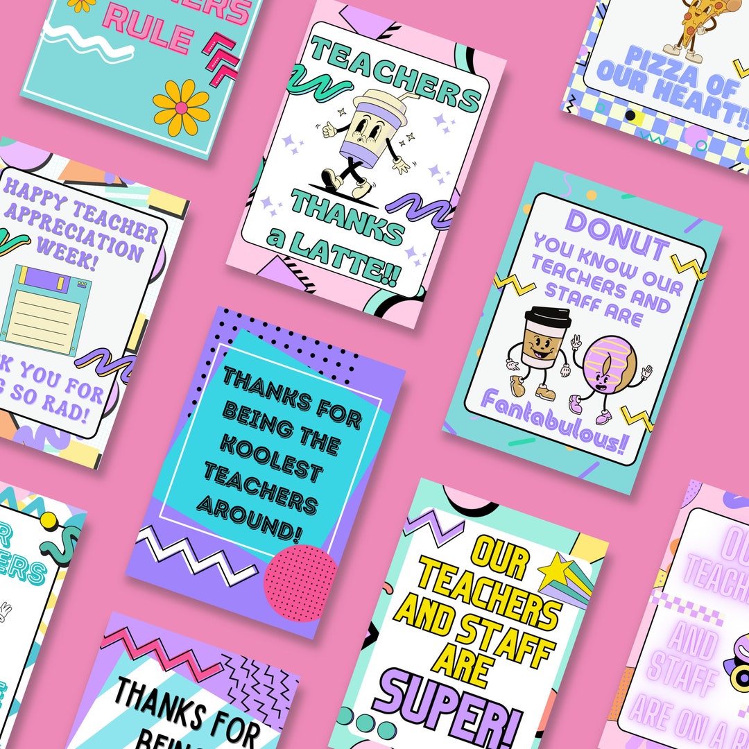 Retro, Teacher Appreciation, Teacher Appreciation Week, Teacher Thank ...