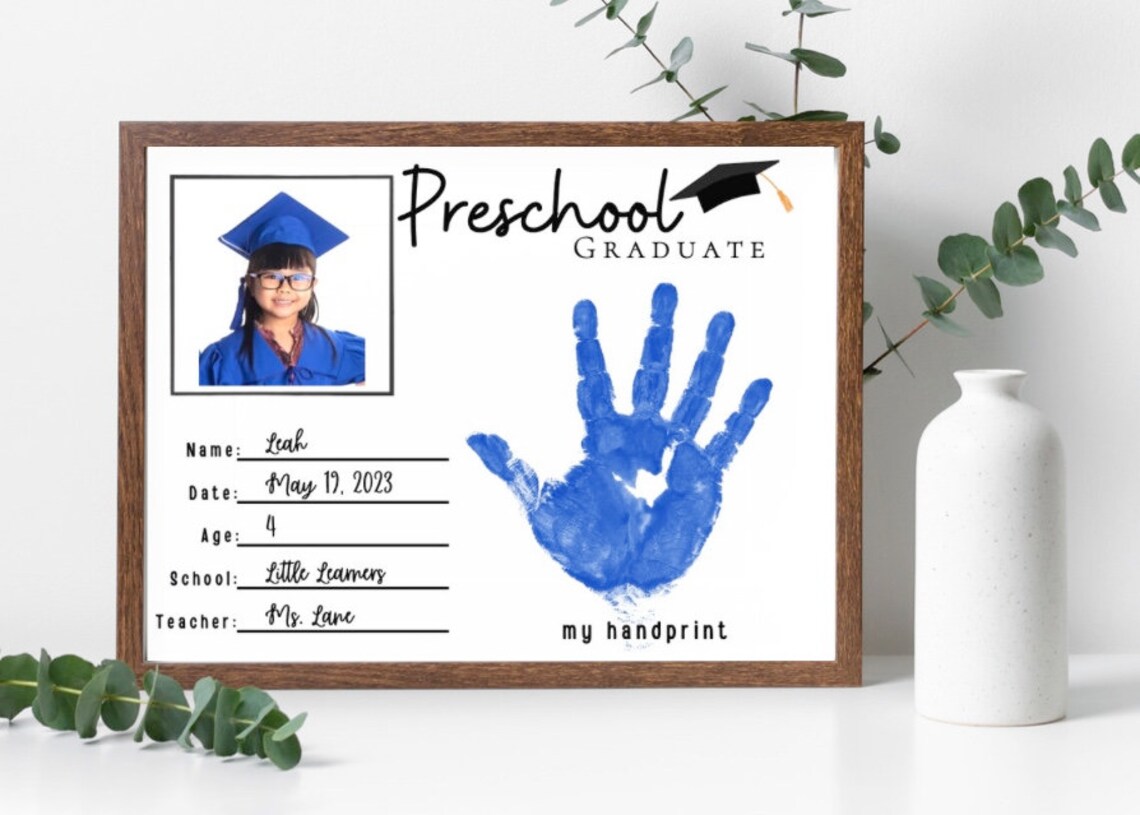 Preschool Graduation Keepsake, Graduation Keepsake, Preschool ...