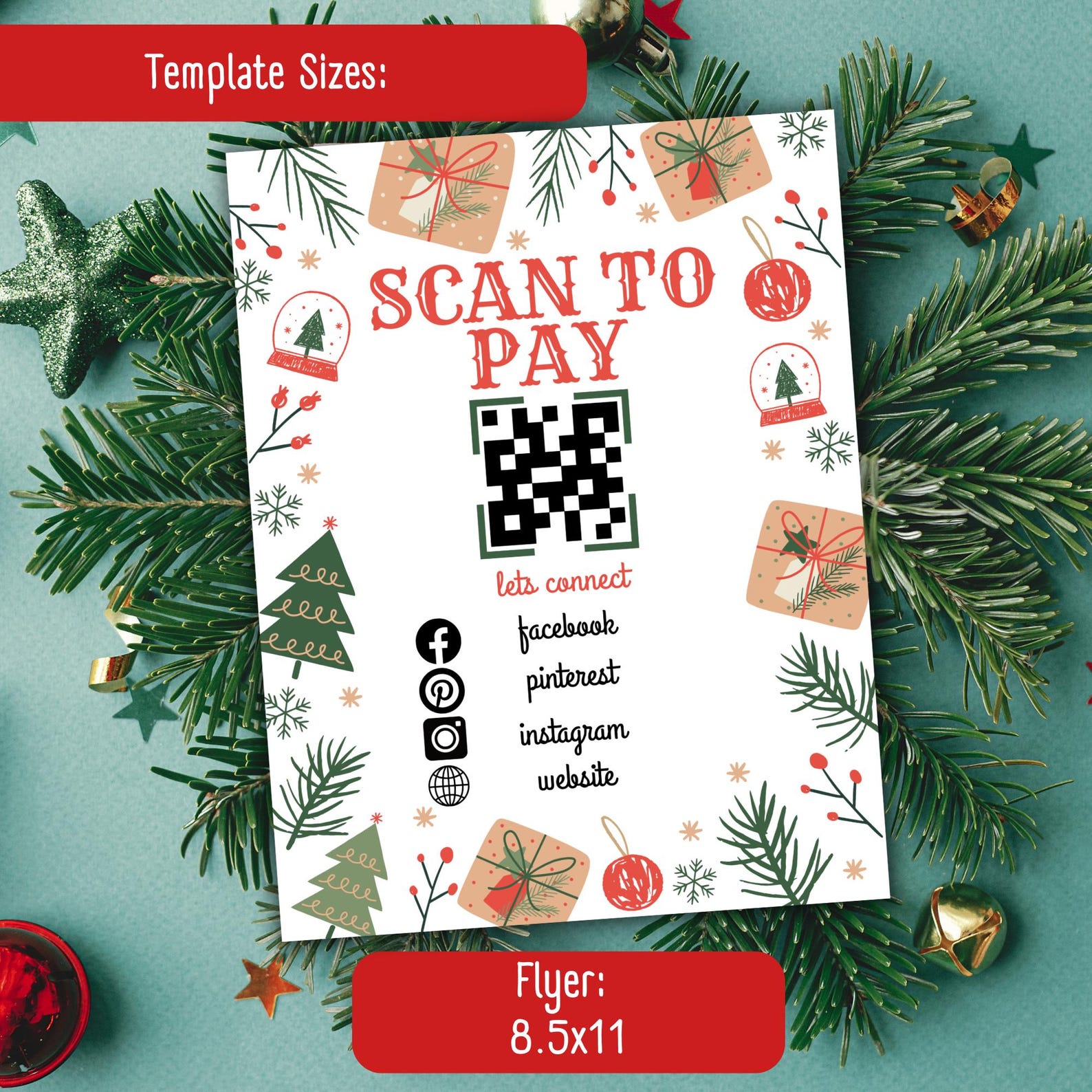 QR Code Flyer, Qr Code Sign, Business Flyer, Qr Code Save the Date ...