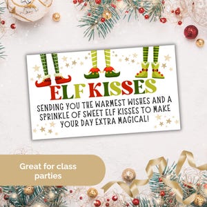 Elf Kisses, Elf Kisses Bag Topper, Elf Ideas, Christmas Elf, Bag Topper ...