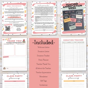 20 Editable Templates,classroom Parent Bundle,volunteer, Welcome Letter ...