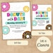 Donuts With Dad Flyer: Editable School Event Invitation (canva) - Etsy