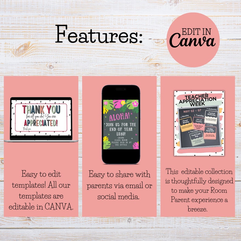 20 Editable Templates,classroom Parent Bundle,volunteer, Welcome Letter ...