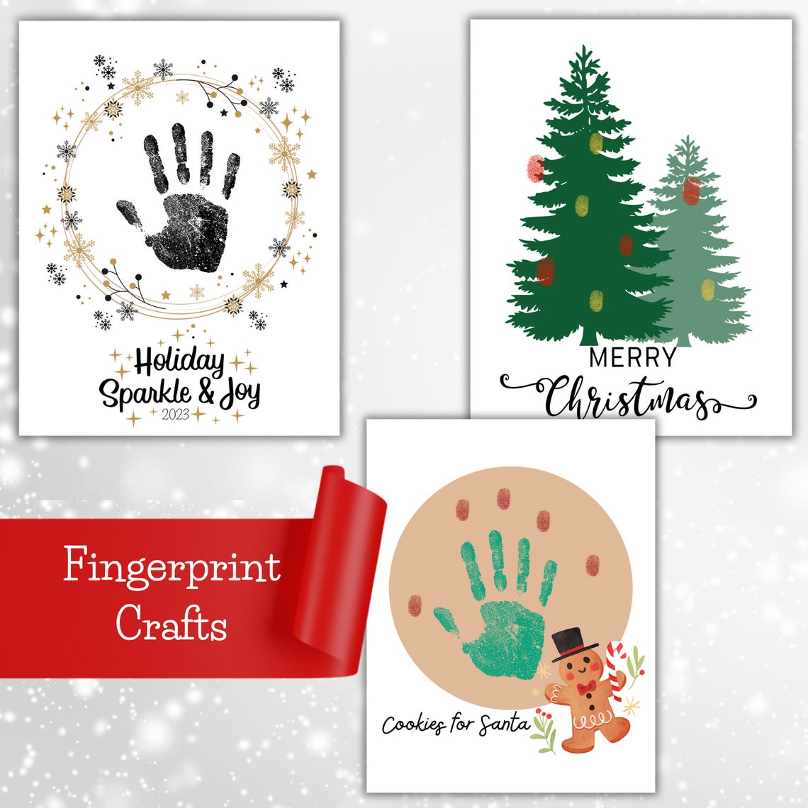 Handprint Craft, Handprint Art, Family Handprint Art, Christmas ...
