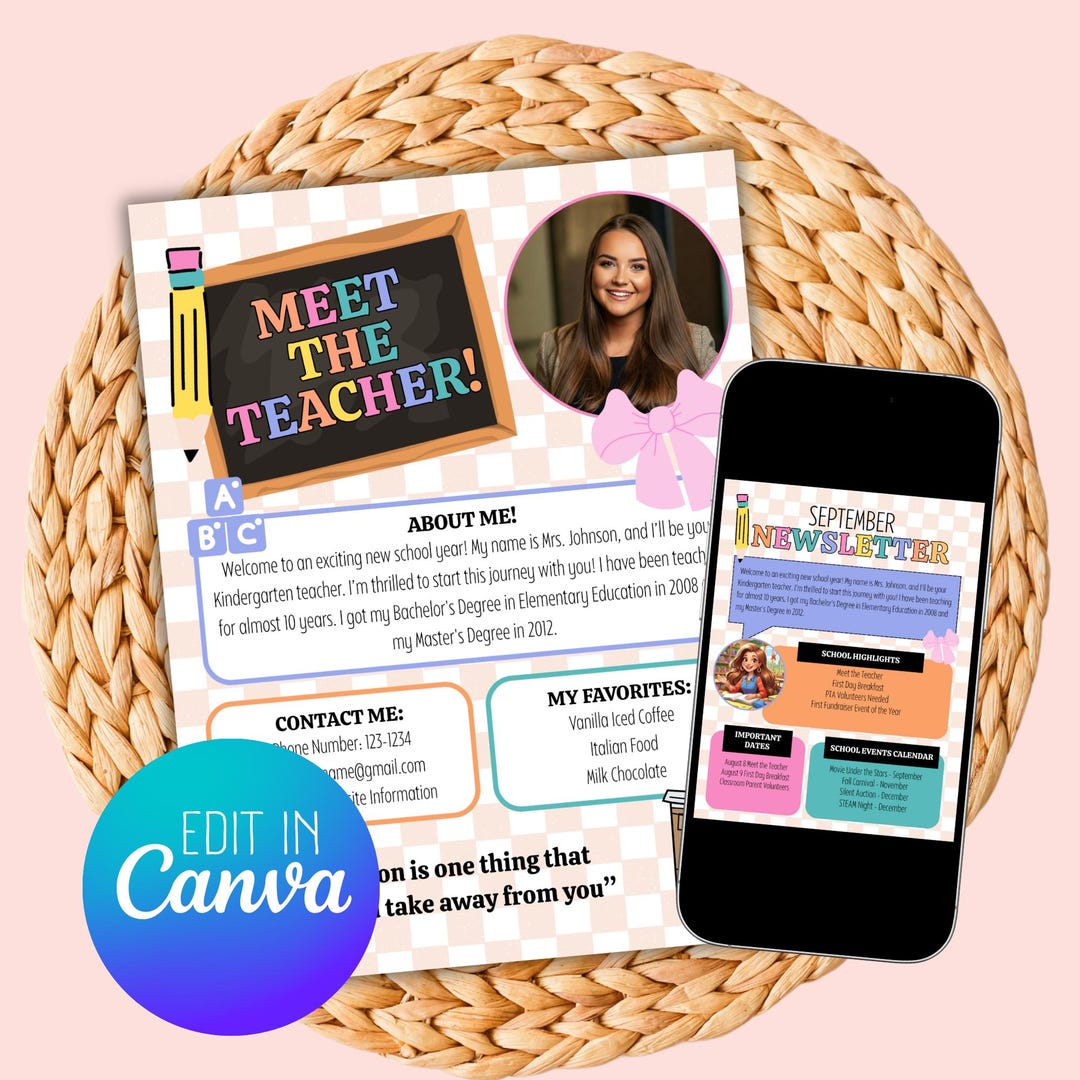 Meet the Teacher, Meet the Teacher Template, Meet Your Teacher, About ...