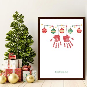Christmas Family Craft, Handprint Christmas Cards, Christmas Cards With ...