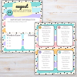 Open House Bundle, Meet the Teacher Template, Back to School Flyer ...