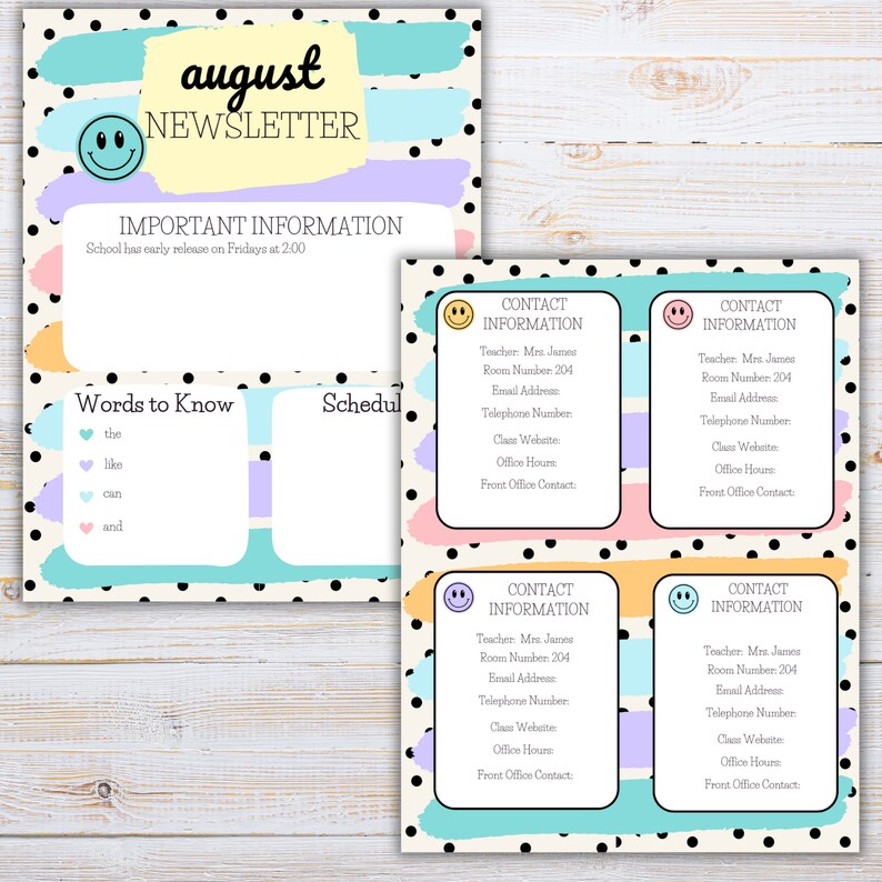 Open House Bundle, Meet the Teacher Template, Back to School Flyer ...