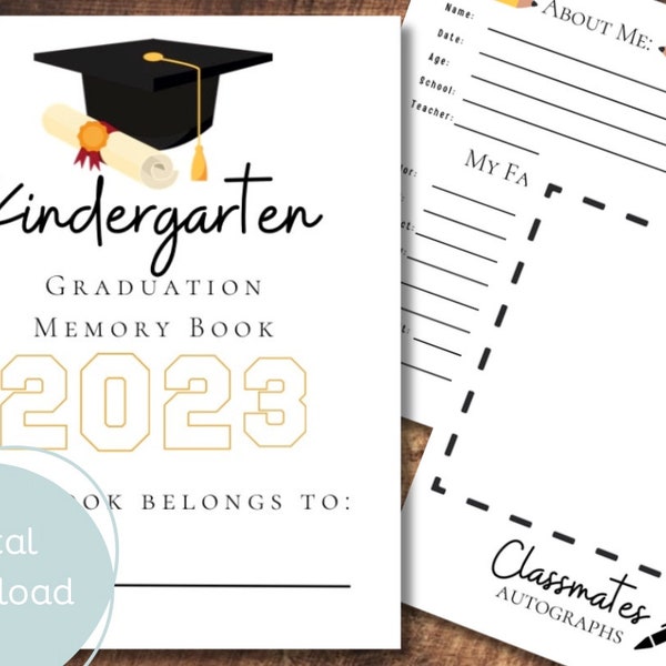 Kindergarten Notebook - Etsy