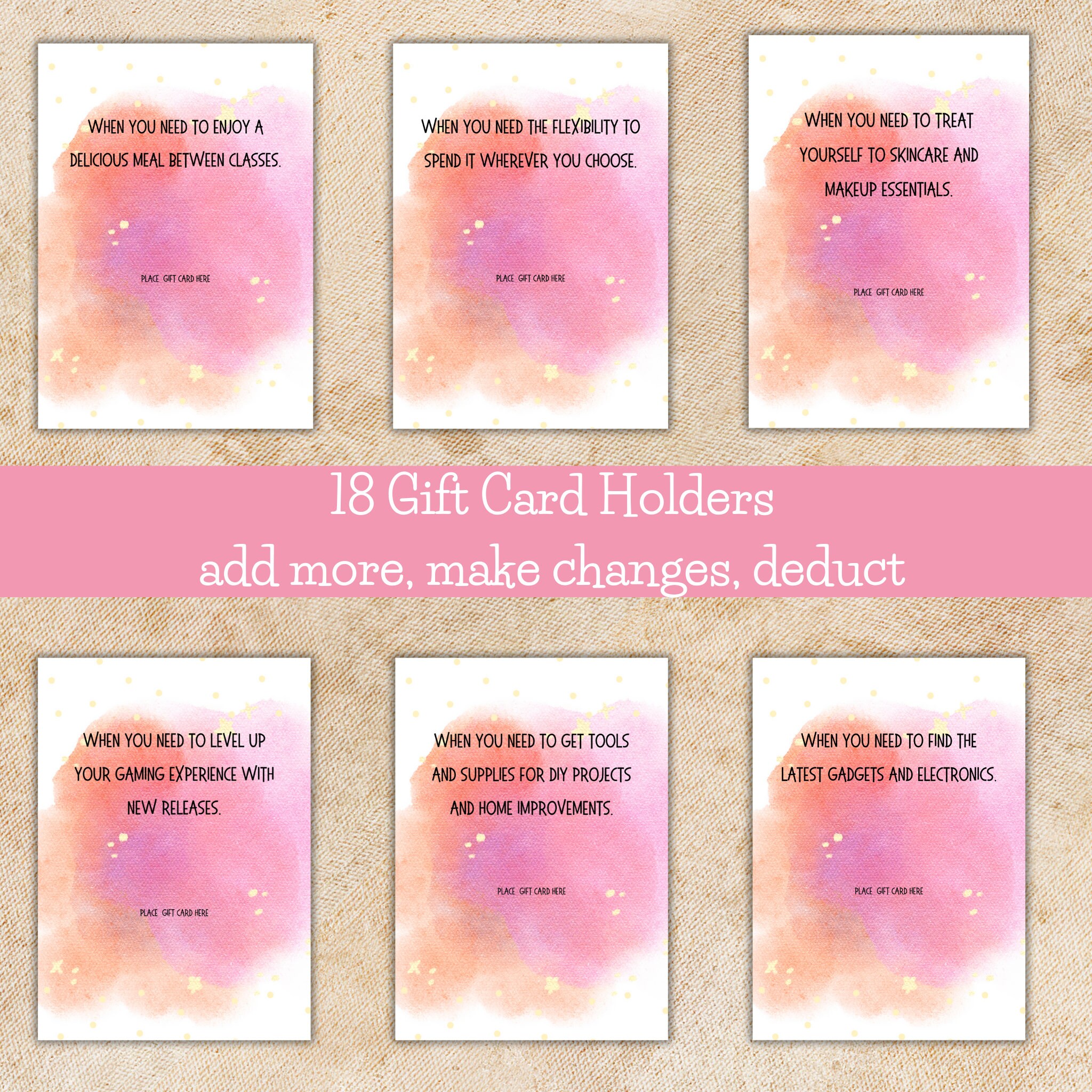 Editable Graduation Gift Card Book, Gift Card Holder Book, Handmade ...