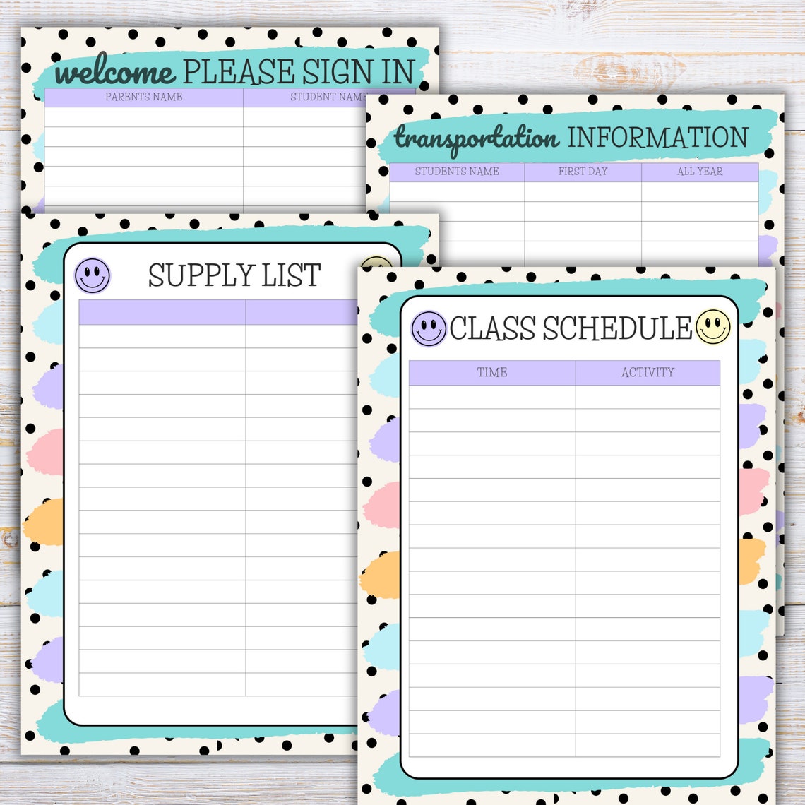 Open House Bundle, Meet the Teacher Template, Back to School Flyer ...