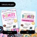Donuts With Grownups Flyer: Editable Canva Template (digital Download ...