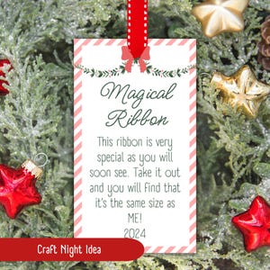Ribbon, Tag, Same Size as Me, Ribbon Ornament, Height Ornament Tag ...