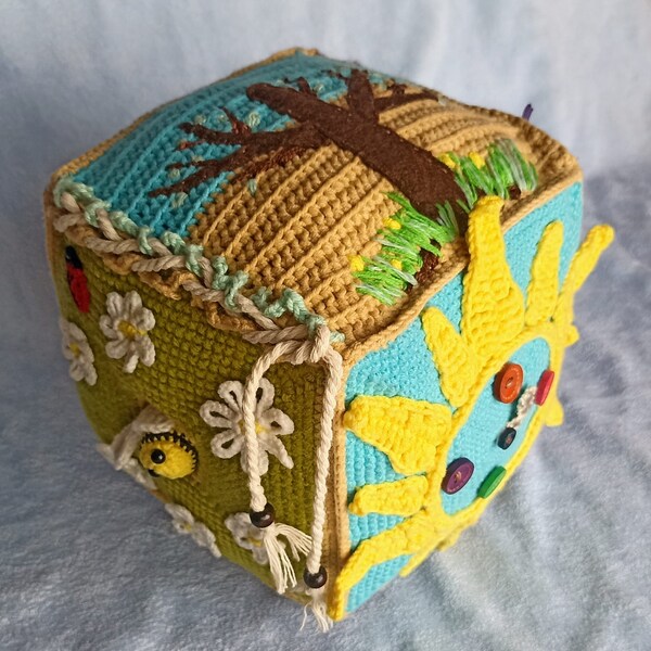 Crochet Activity Cube - Etsy