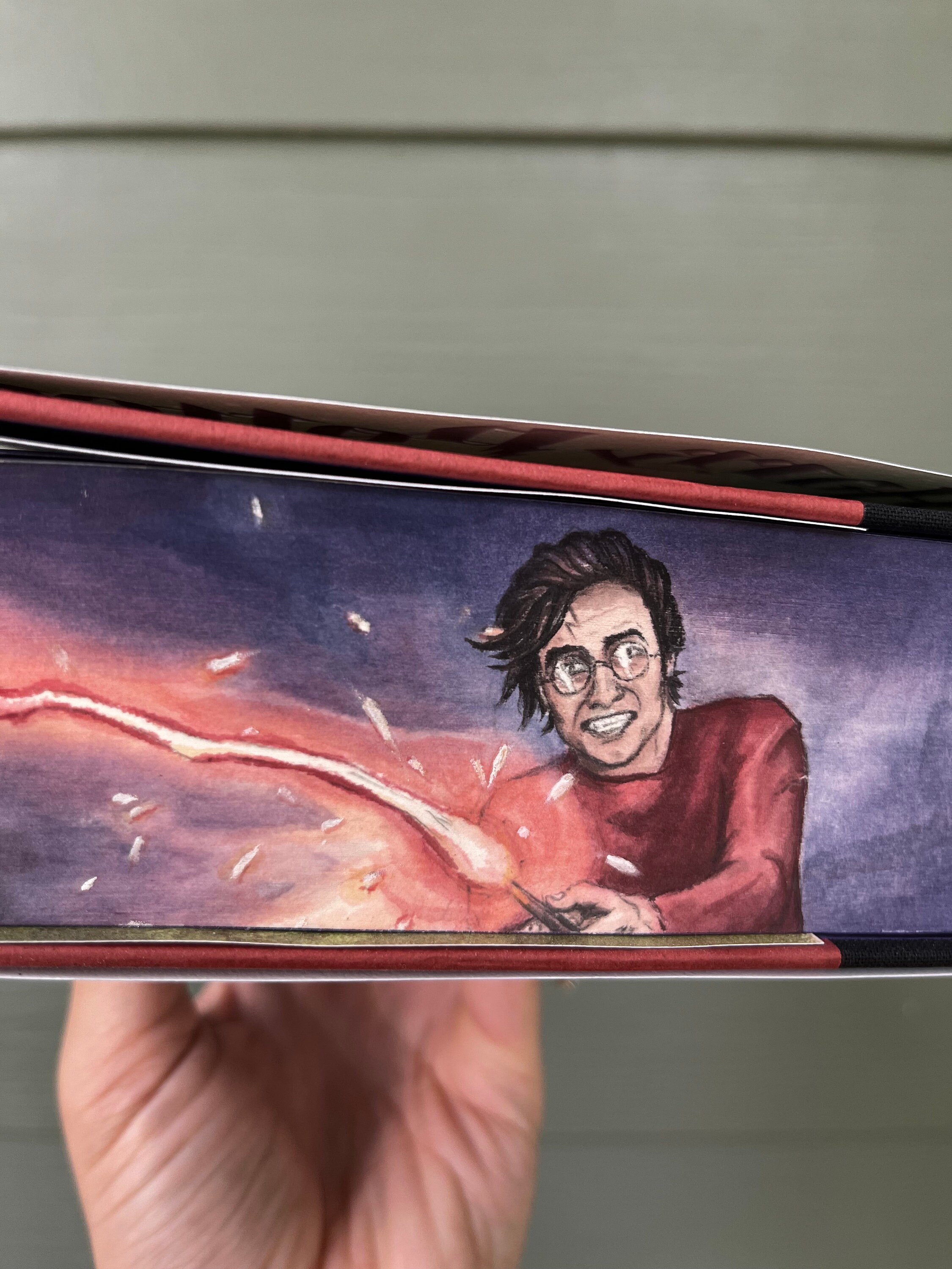 Fore Edge Book Painting Wizard Book Lover Gift - Etsy