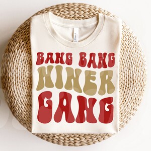 Bang Bang Niner Gang, Niner Gang Svg, Niner Gang PNG, Niner Retro Logo ...