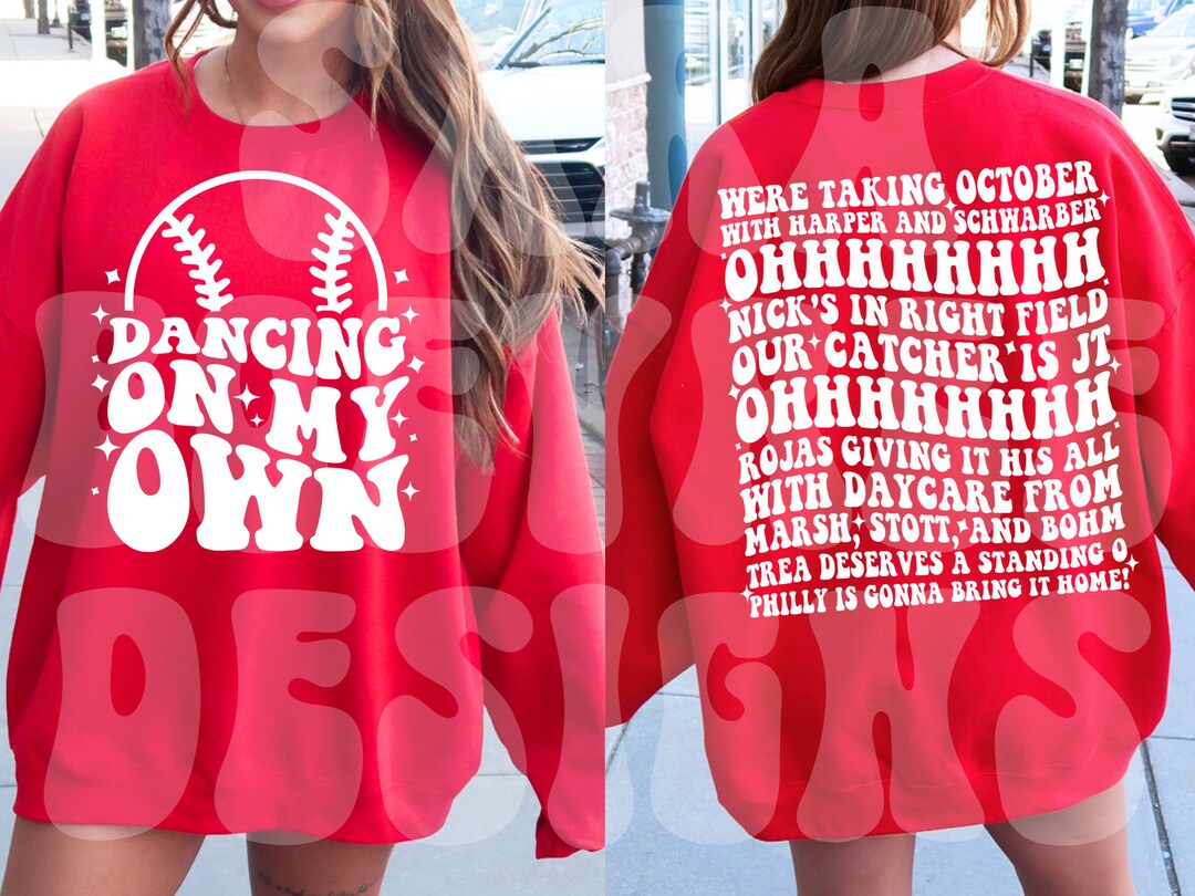 Dancing on My Own Svg, Red October Svg, in October We Wear Red Svg ...