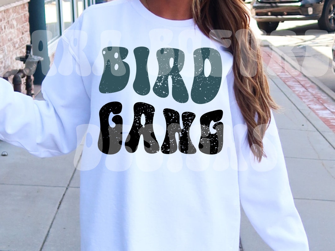 Bird Gang PNG, Distressed Bird Gang, Philly Retro Logo, Eagles Digital ...