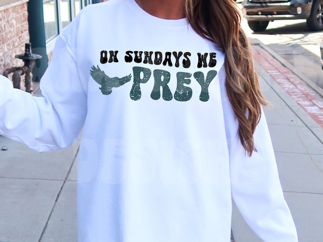 On Sundays We Prey Png, Eagles PNG, Hit Em Low Hit Em High, Vintage ...