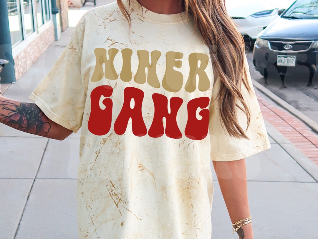 Niner Gang Svg, Niner Gang PNG, Bang Bang Niner Gang, Niner Retro Logo ...