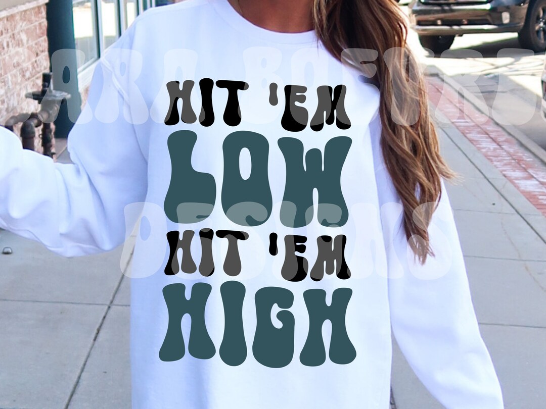 Hit 'em Low Hit 'em High SVG, on the Road to Victory, Eagles PNG ...