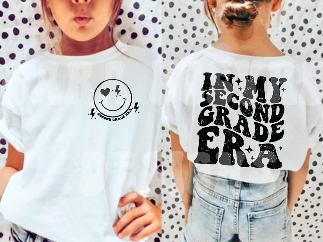 In My Second Grade Era, Second Grade Teacher Shirt, Second Grade Svg ...
